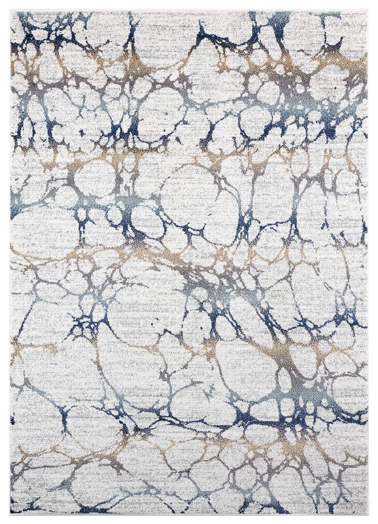LUXE WEAVERS Hampstead Ivory Abstract 8 x 10 Area Rug