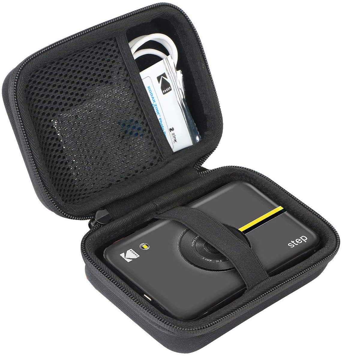 khanka Hard Travel Case Replacement for Kodak Step Touch 13MP Digital Camera & Instant Printer with 3.5 LCD Touchscreen (Black zipper)
