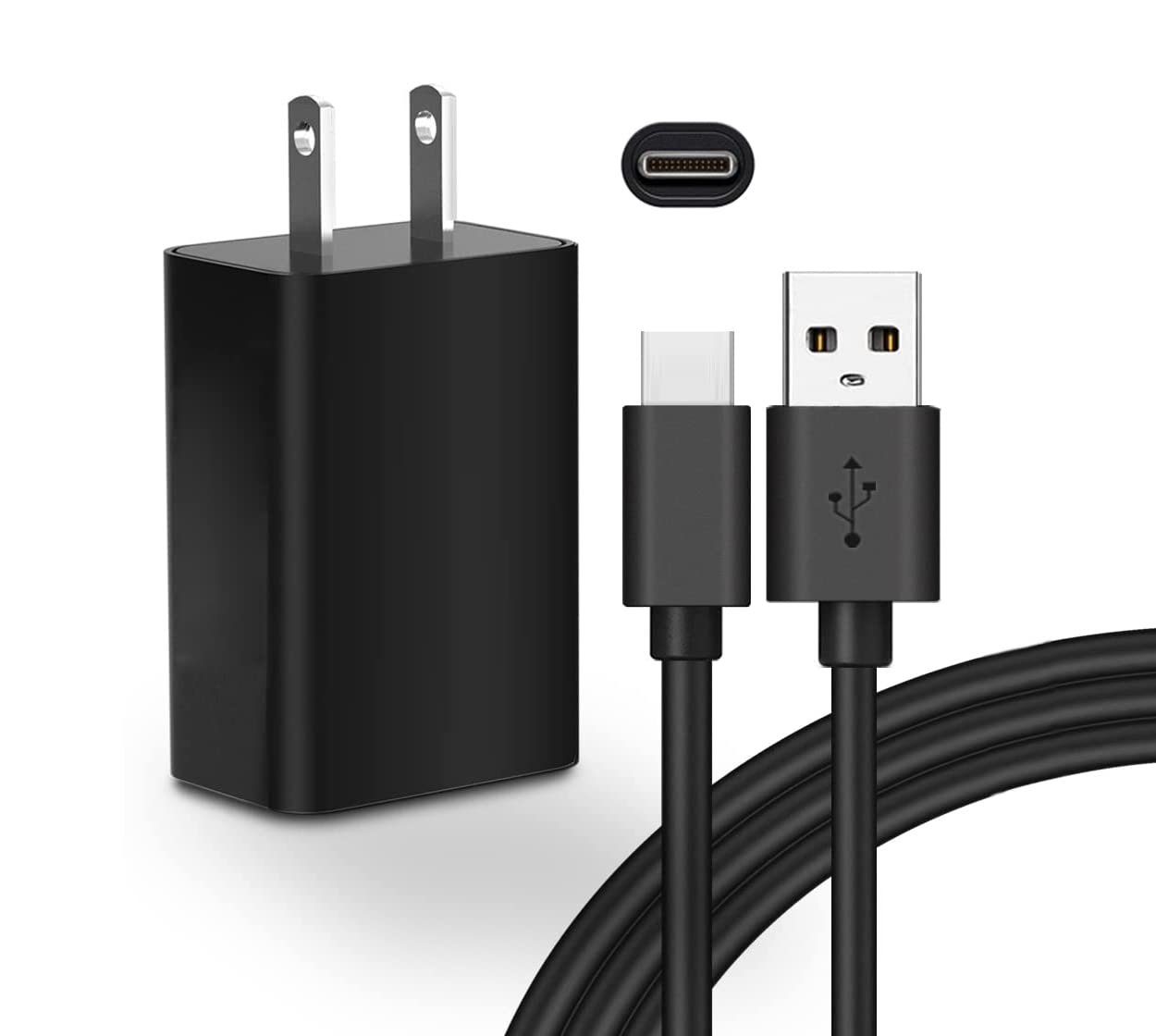USB C AC Adapter Charger Cable Cord Compatible for Renpho Mini R3 Massage Gun RP-GM171 RP-GM171H RP-GM173 R-C001 Mini Massage Gun Power Supply Cord