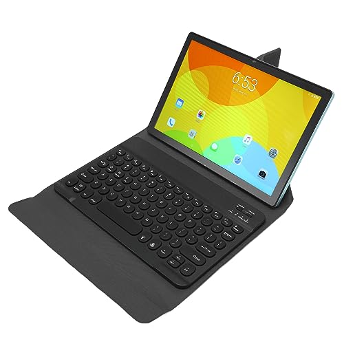 MAVIS LAVEN Tablet PC, 10.1 Inch Tablet Support FM GPS 12GB RAM 256GB ROM US Plug 100-240V 5G WiFi (Green)