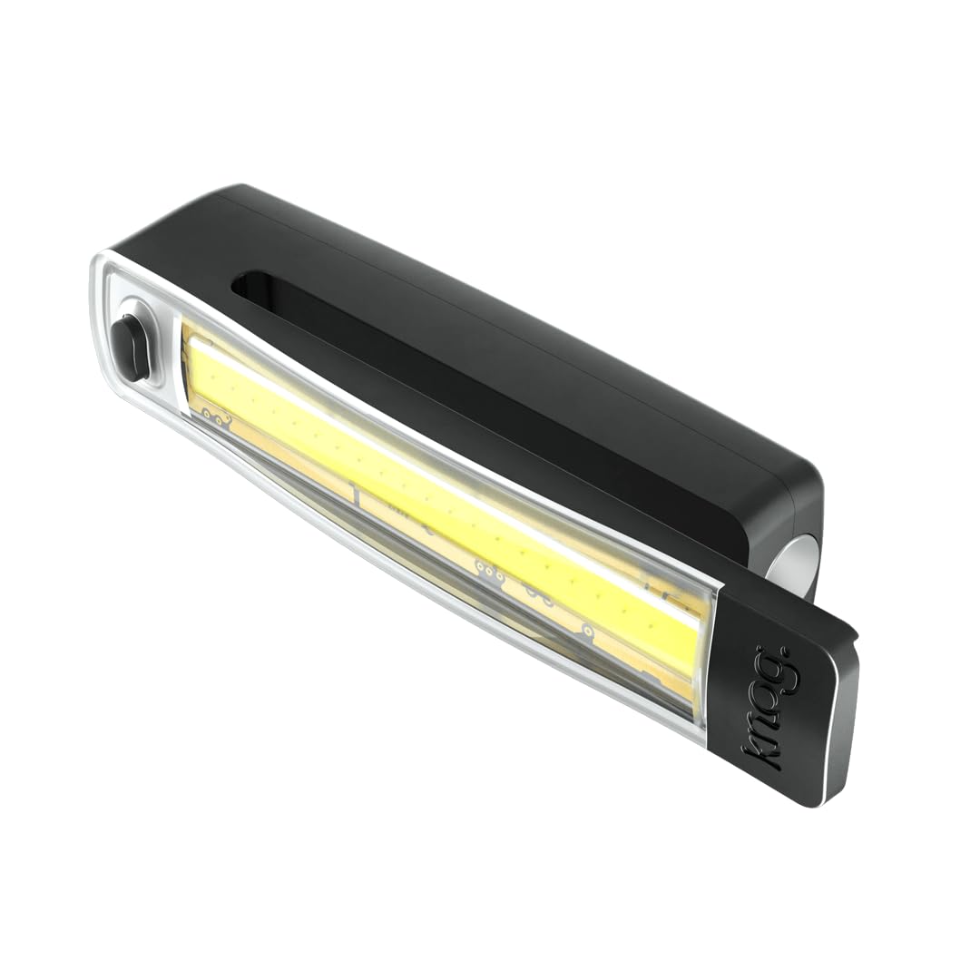 KNOG Plus Free Light - USB Rechargeable Handsfree Lights for Night Running, Cycling, Road Safety, Translucent