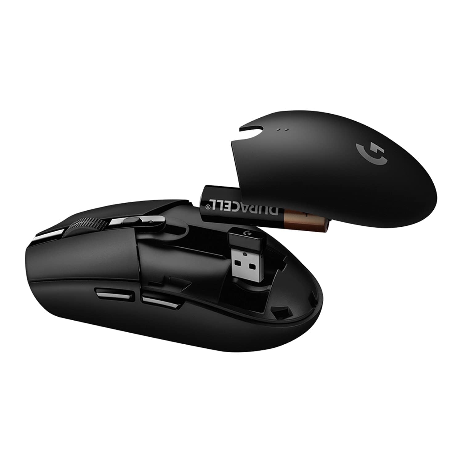 Logitech G305 Lightspeed Wireless Gaming Mouse, Hero 12K Sensor, 12,000 DPI, Lightweight, 6 Programmable Buttons, 250h Battery Life, On-Board Memory, PC/Mac - Black