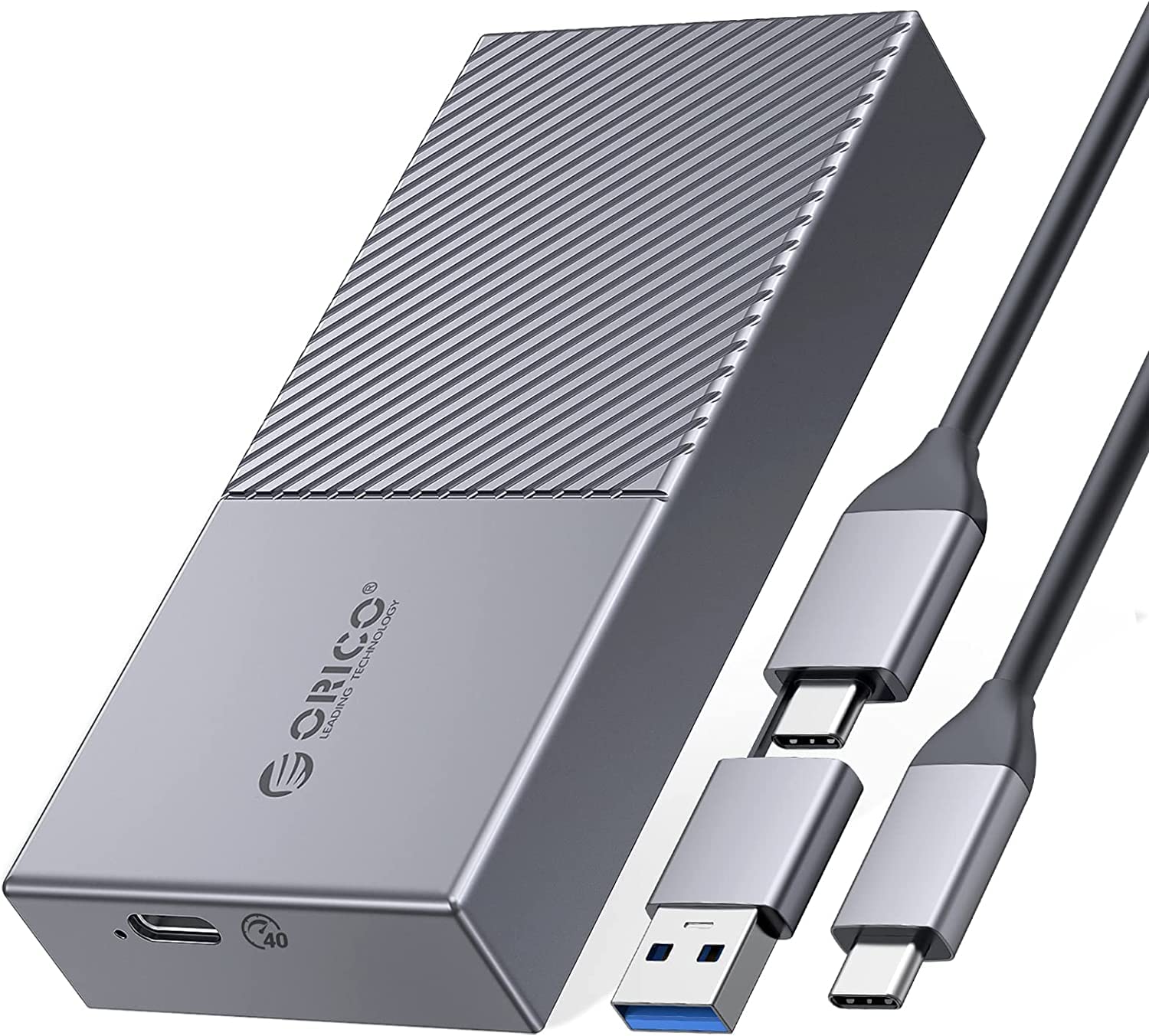 ORICO USB 4.0 NVME Enclosure (ORICO-M2V01-C4-GREY)