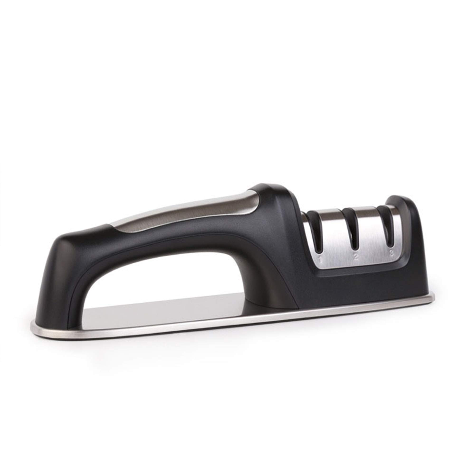 Luxware Kitchen Knife Sharpener - 3-Stage Knife Accessory Sharpening Tool Helps Repair, Restore and Polish Blades