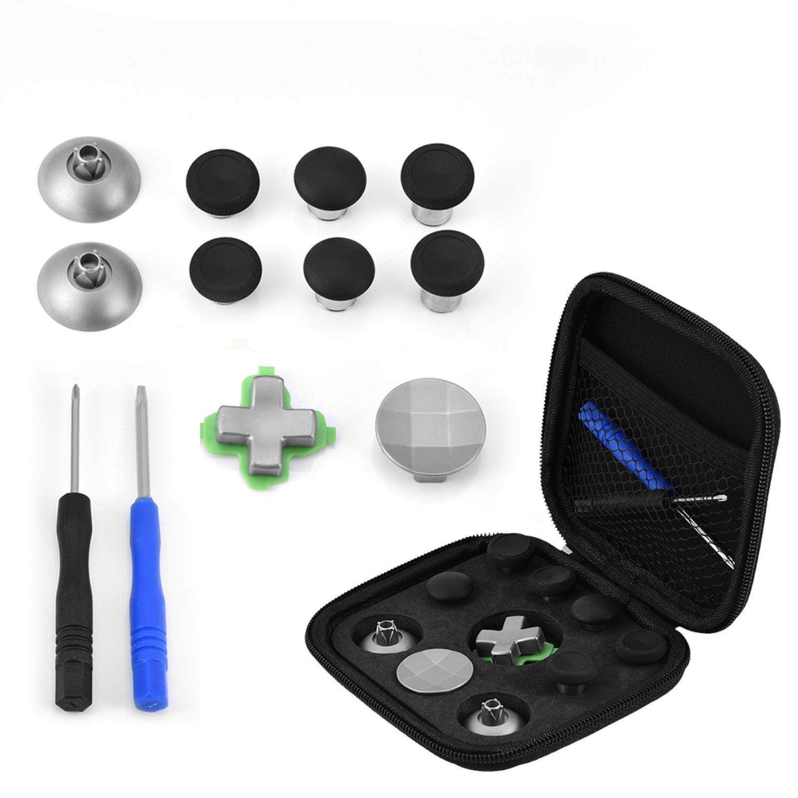 VLIZO Mini Joystick Button,Mini Thumb Stick Caps Magnetic,Grips Caps Thumb Stick Joystick Grips Replacement Button Kit Fit for ONE Joystick