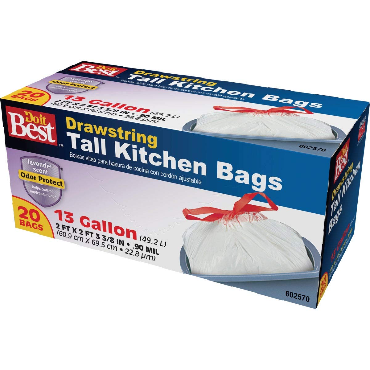 Presto Products 602570 20Ct 13Gl Lav Trash Bag