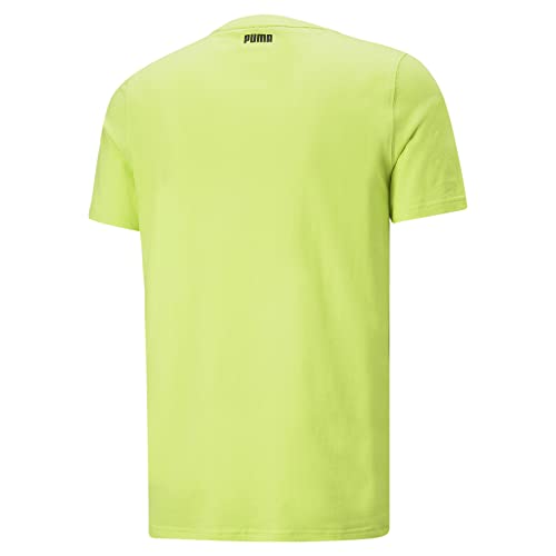 PUMA Men's Graphic Tee 2, Light Lime, Medium