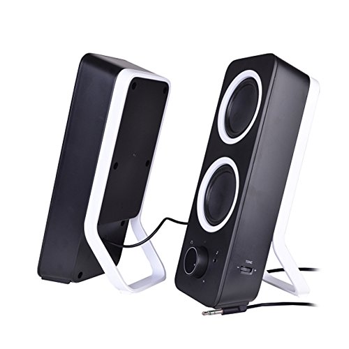 Logitech Z200 2 Channel Multimedia 2-Piece Audio Speaker System - Black (Renewed)