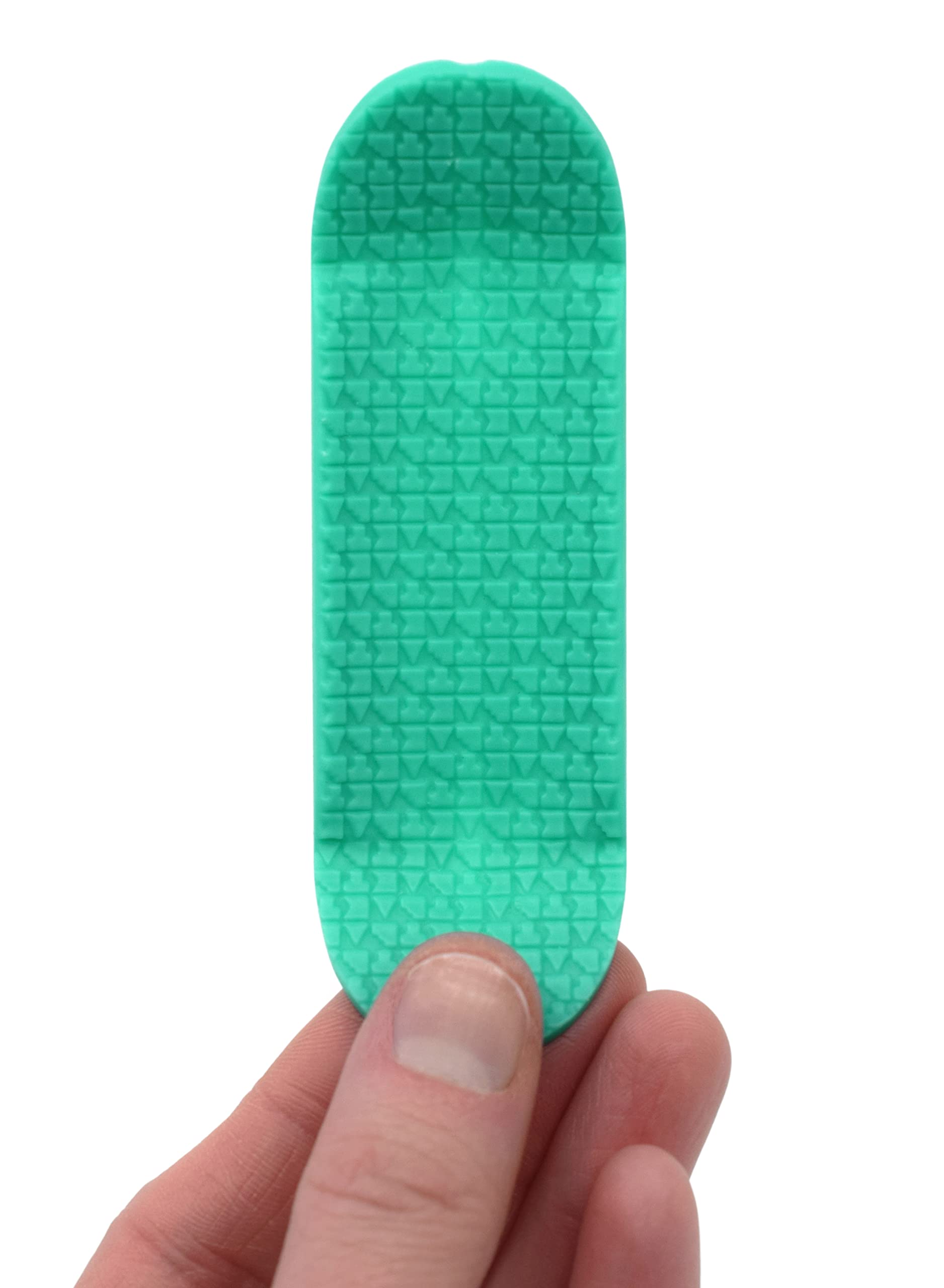 Teak Tuning Finger Snow Skate PRO - 98 x 32mm - Upgraded, Resin Construction - Mint Green Colorway