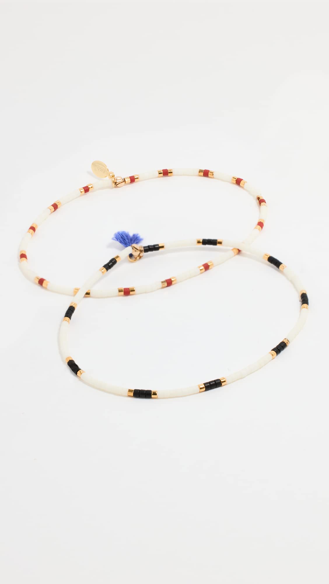 SHASHI Women's 14k Rebel Carlita Stretch Bracelet Set of 2, Rebel, Off White, One Size
