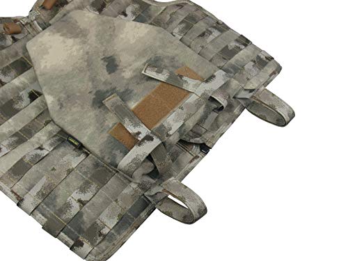 MOLLE Tactical Jockstrap Protect Airsoft Paintball molle Vest Chest rig Belt Tactical Waterproof (A-TACS AU)