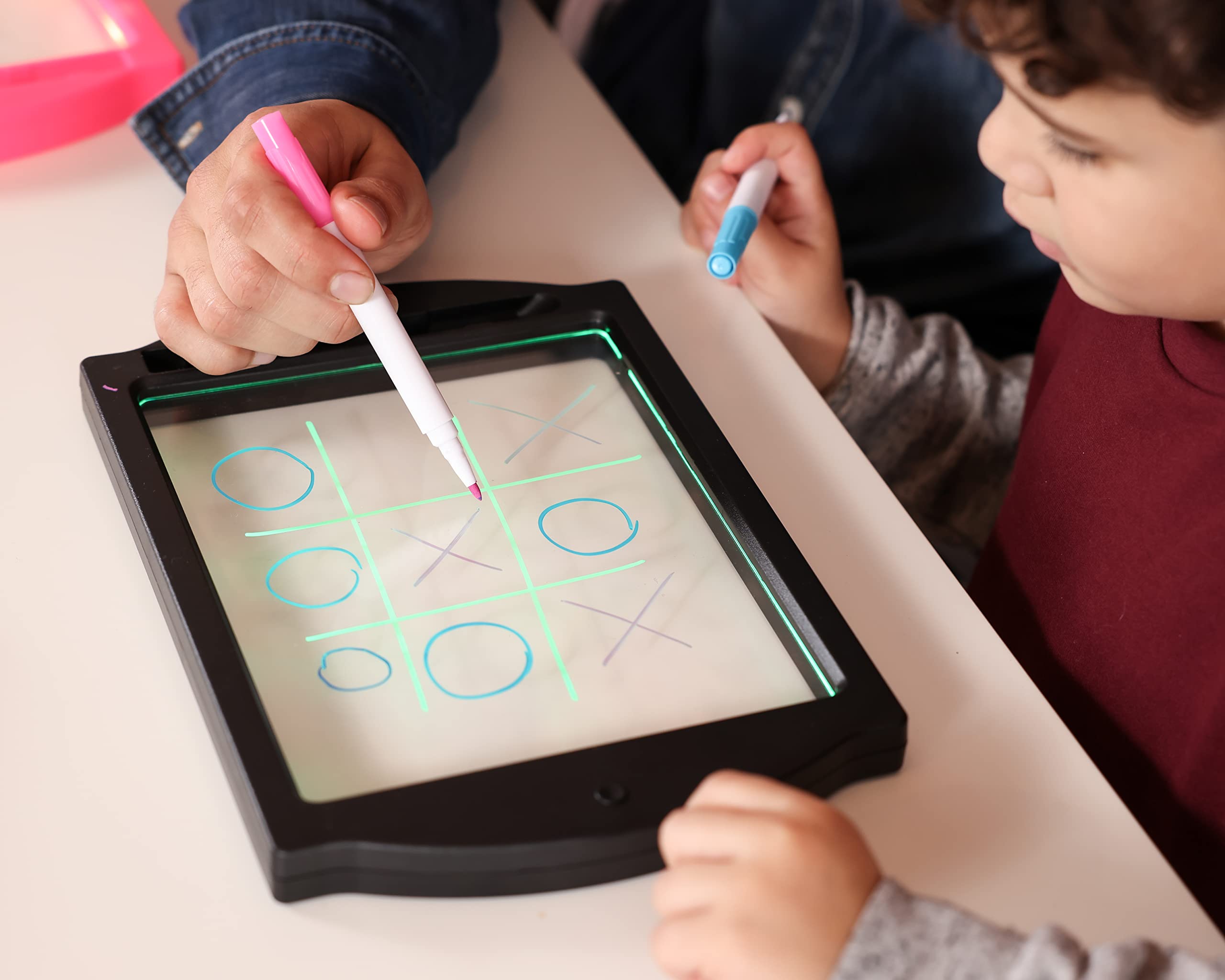 Marvin's Magic - Neon Glow Craft Kit - Craft Set - Light Up Tracing Pad - Drawing Tablet Kids - Neon Magic Kit - Childrens Craft Kits - Battery Powered Doodle Pad - Glow Art Neon Drawing Board