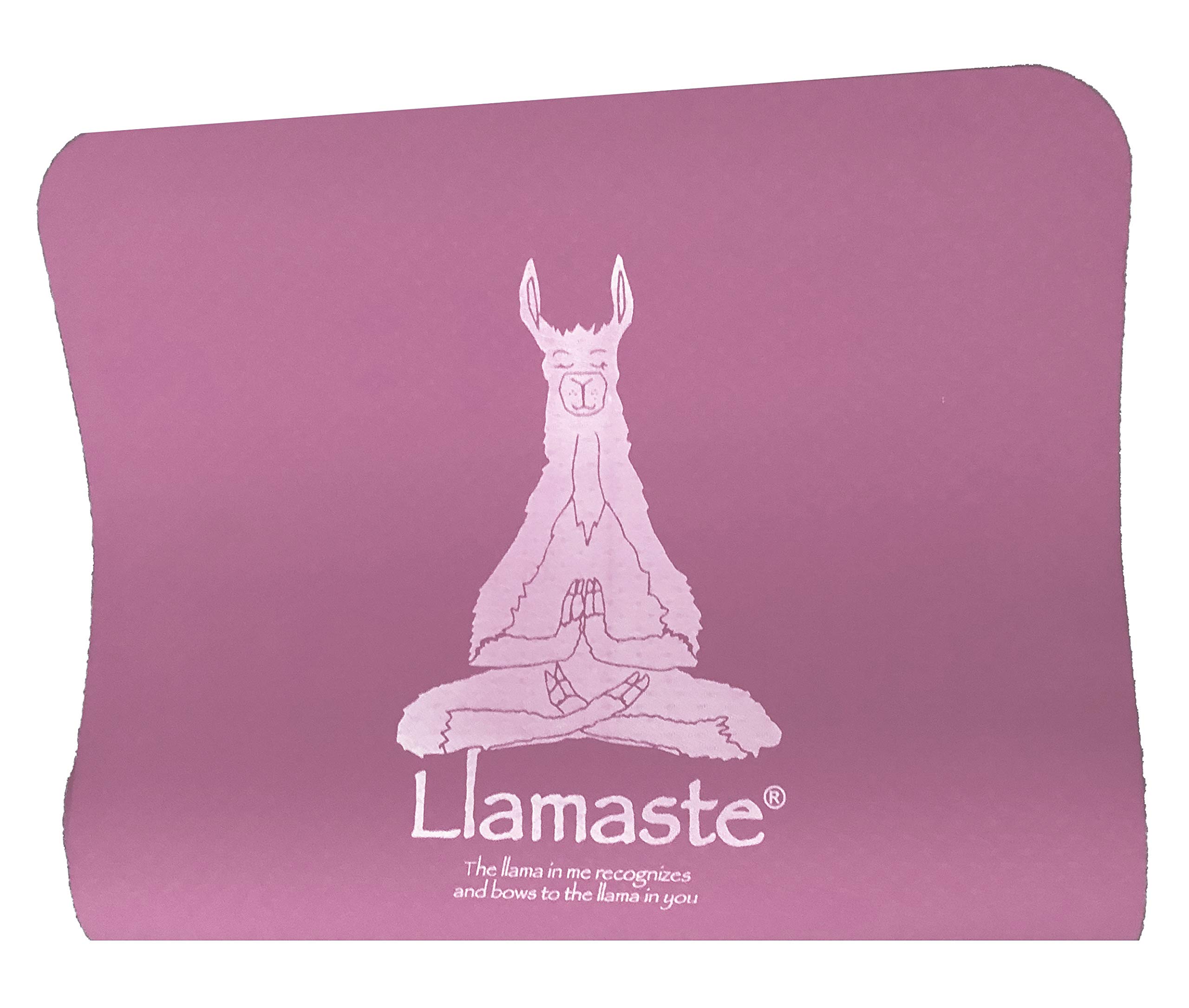 Llamaste Non-Slip TPE Yoga Mat (Green)