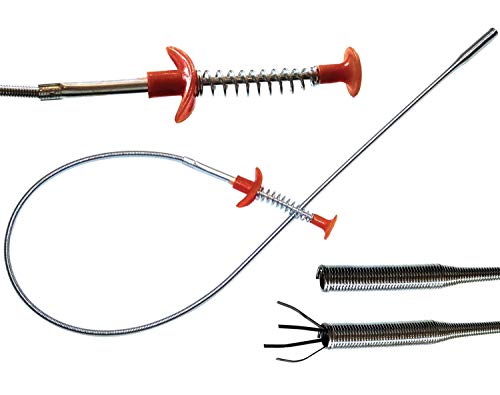 X-Long 36" Flex-Cable Pick-Up Tool 4-Finger Claw End Retriever Snake