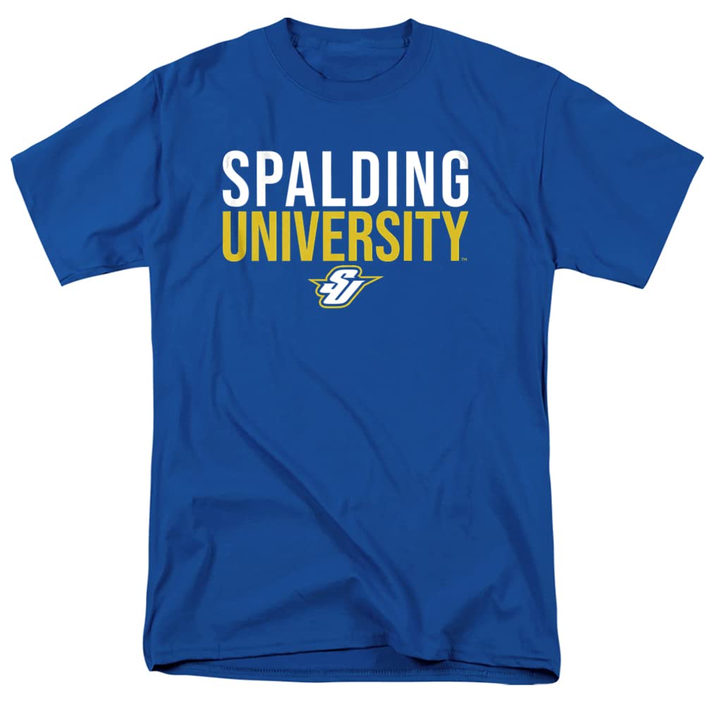 Spalding University Official Stacked Unisex Adult T Shirt,Spalding University, X-Large