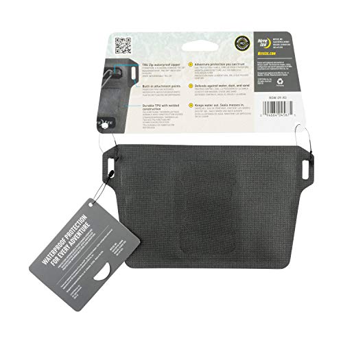 Nite Ize Runoff Waterproof Wallet, Tough Trusted Protection for Water Sports and Adventure Travel, Black