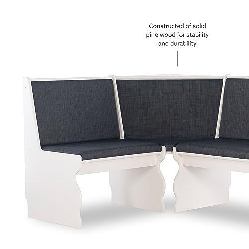 Linon Lucy Charcoal Nook