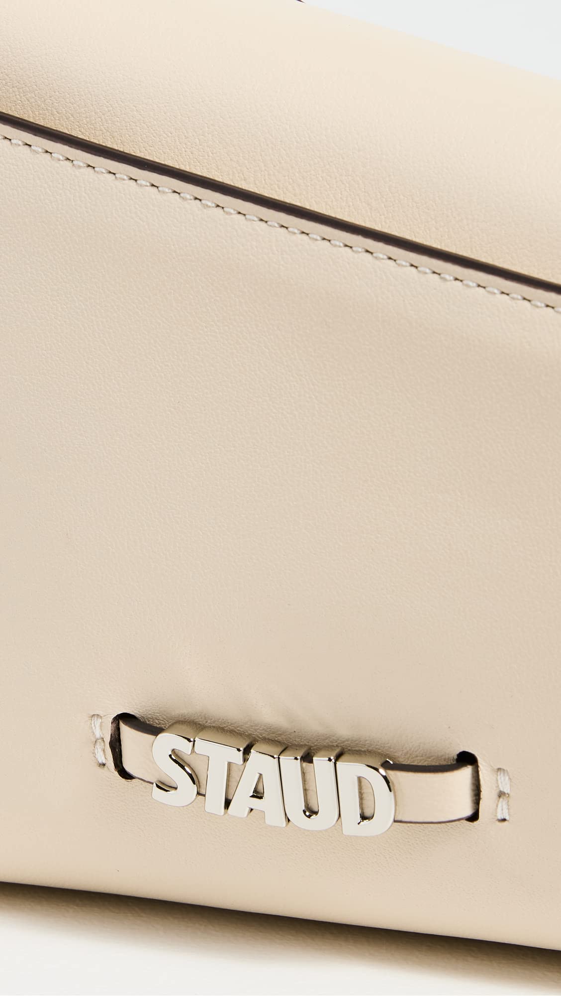 STAUD Women's Acute Crossbody Bag, Cream, Off White, One Size