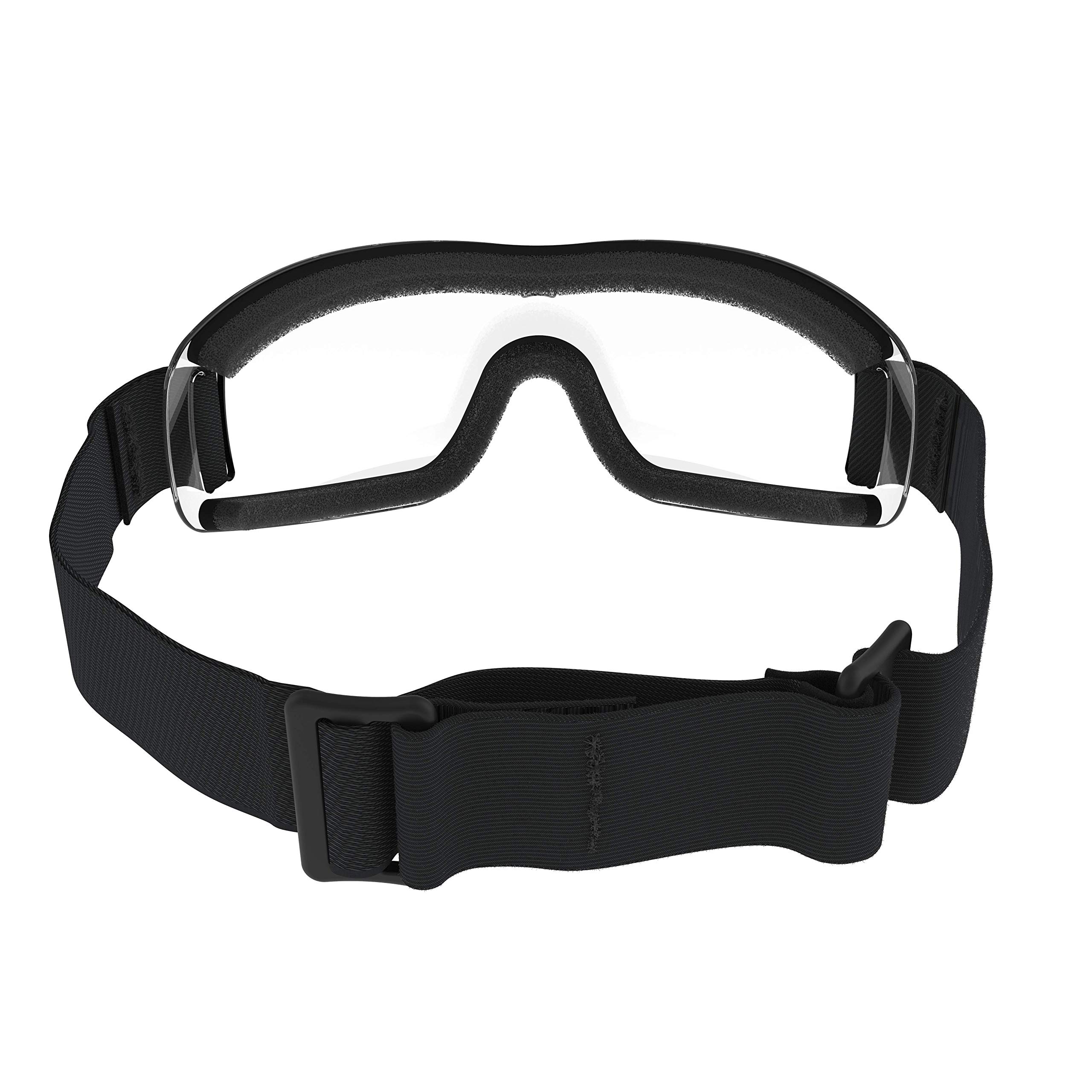Kroop's 13-Five Goggles - Protect your eyes from Wind, Rain, Dust, and More. Great All-Purpose but Built for Extreme Sports. Made in USA. Smoke/Black