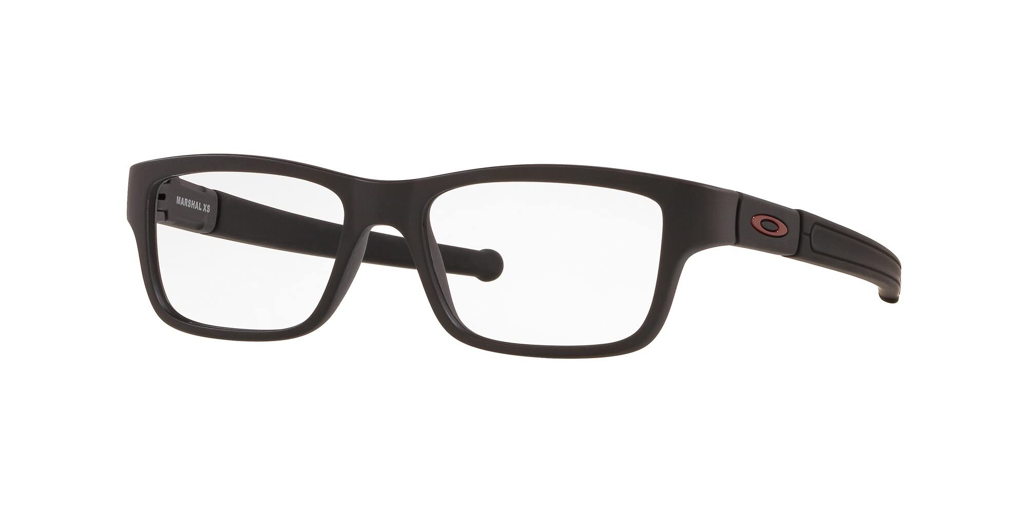 Oakley Youth OY8005 Marshal XS Rectangular Prescription Eyewear Frames, Satin Black/Demo Lens, 47 mm