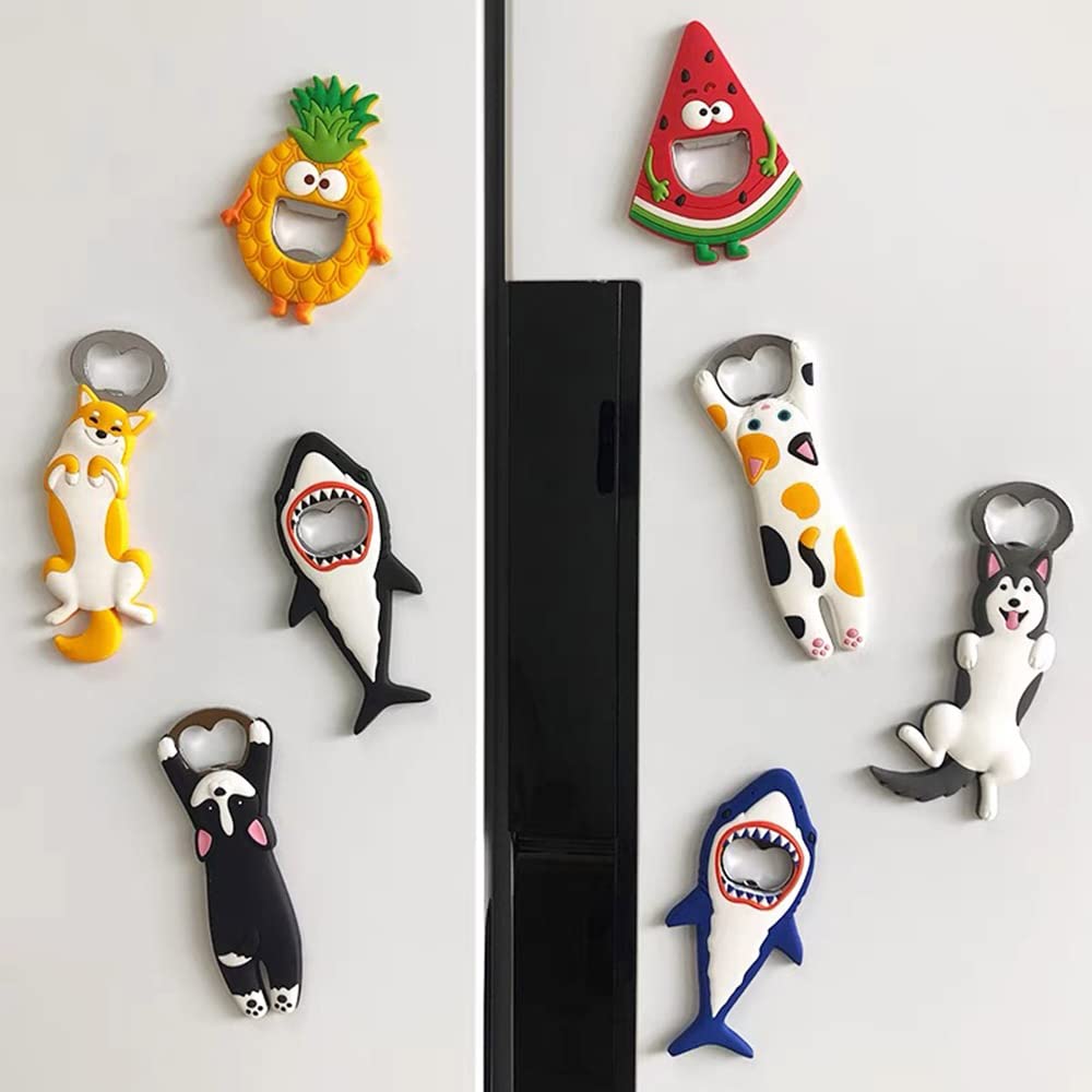 Shark Bottle Opener, Beer Bottle Opener Magnetic Bottle Opener for Dad Boyfriend Bartender