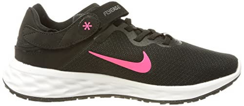 Nike Revolution 6 Flyease NN Womens Running Trainers DC8997 Sneakers Shoes (UK 4 US 6.5 EU 37.5, Black Hyper Pink Iron Grey 002)