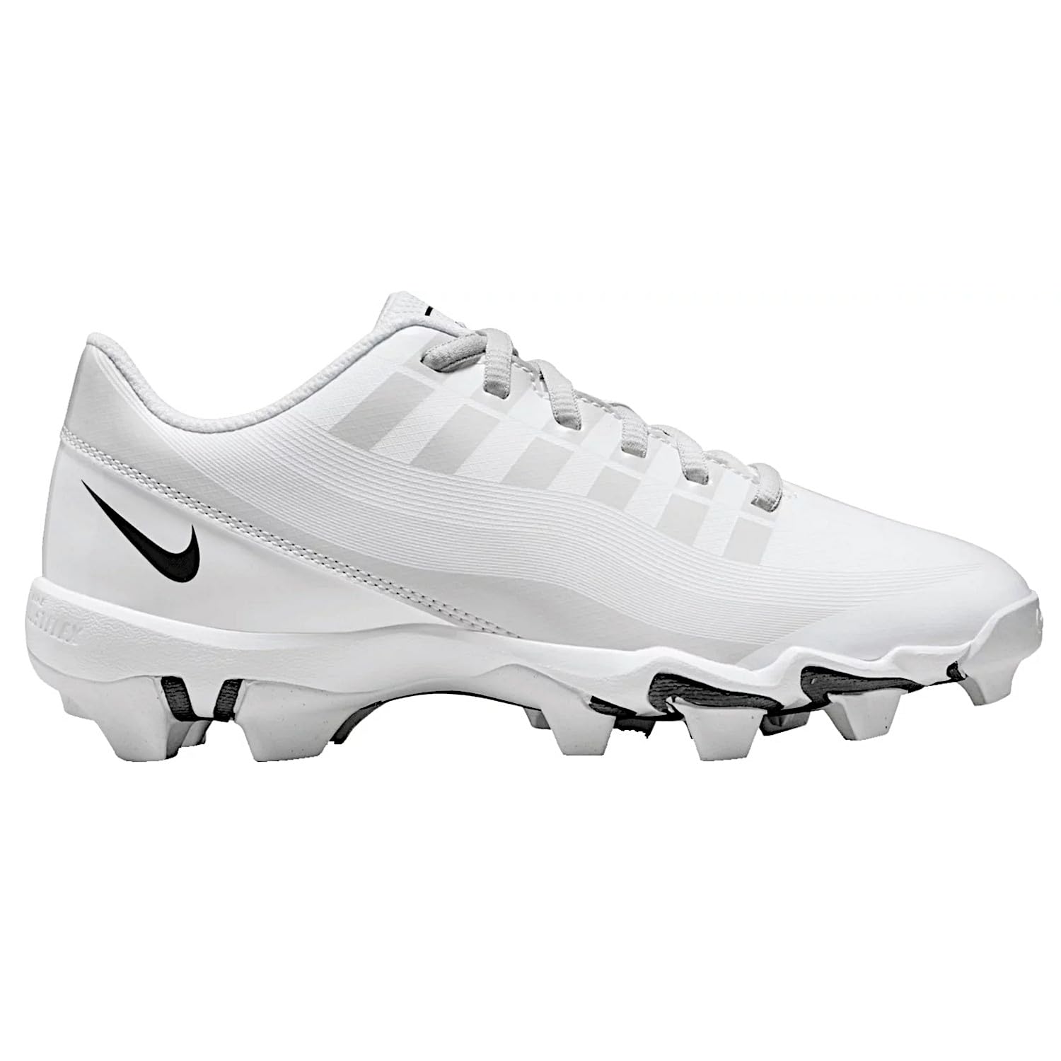 Nike Vapor Edge Shark Men's Football Cleat (us Footwear Size System, Adult, Men, Numeric, Medium, Numeric 10), White/Black-LT Smoke Grey