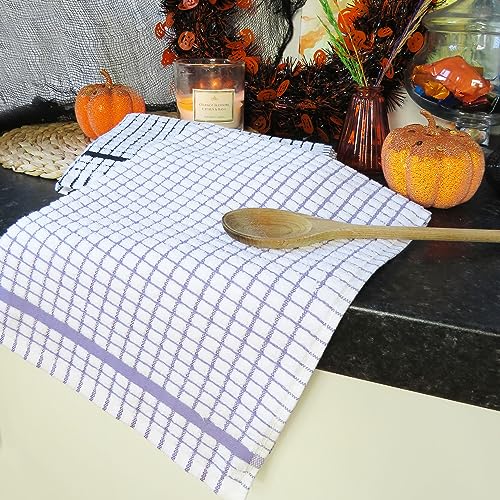 Samuel Lamont Poli Dri 100% Cotton Dish Towel - Lavender Sprigs