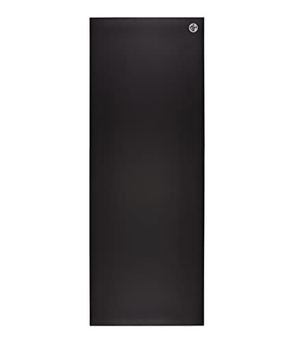 Manduka GRP Adapt Hot Yoga Mat - For Women and Men, Durable, Non Slip Grip, Sweat Resistant, 5mm Thick, Black, 71" X 24"