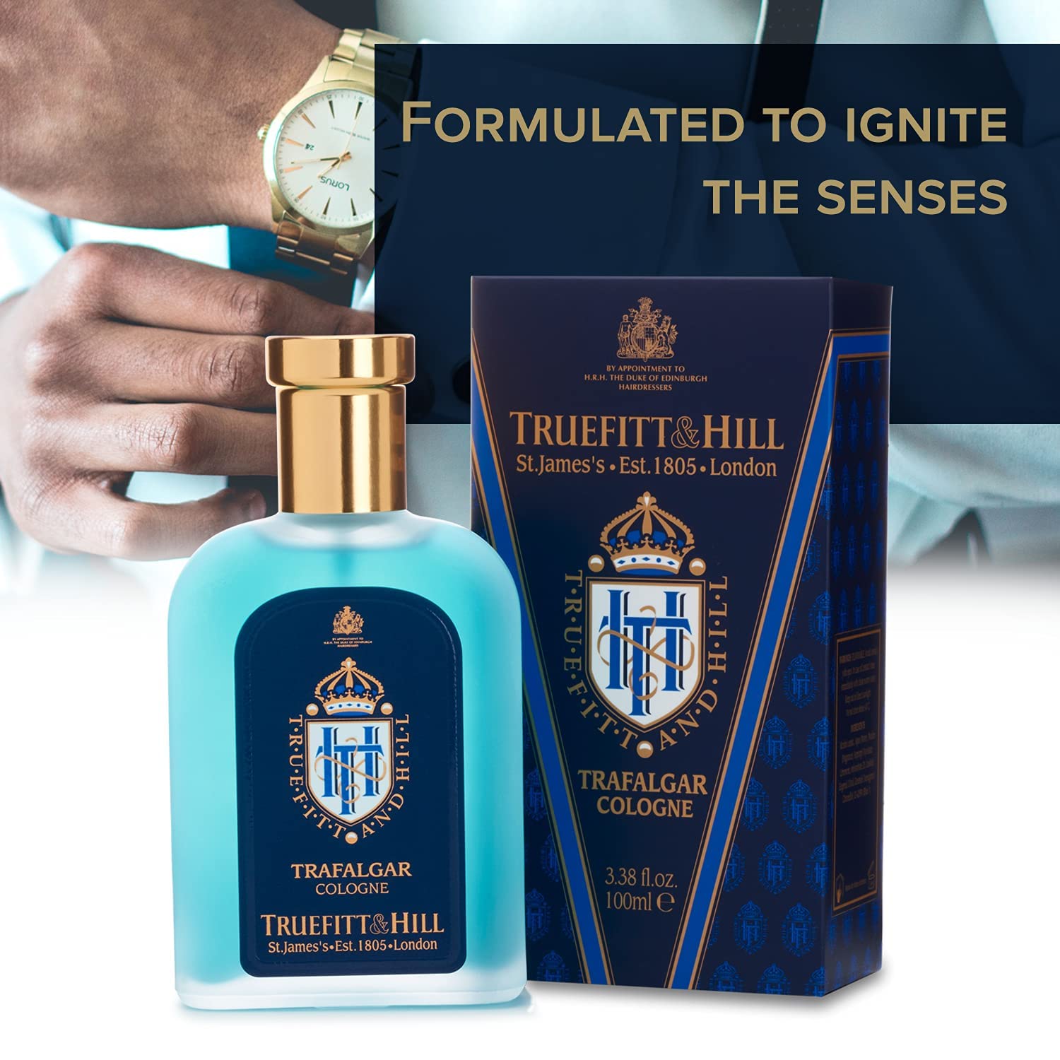 Truefitt & Hill Cologne Sample Pack | 9 fragrances: 1805, Apsley, Sandalwood, Trafalgar, Grafton, Freshman, Clubman, West Indian Limes, Spanish Leather | 1.5ml Travel Size Vials