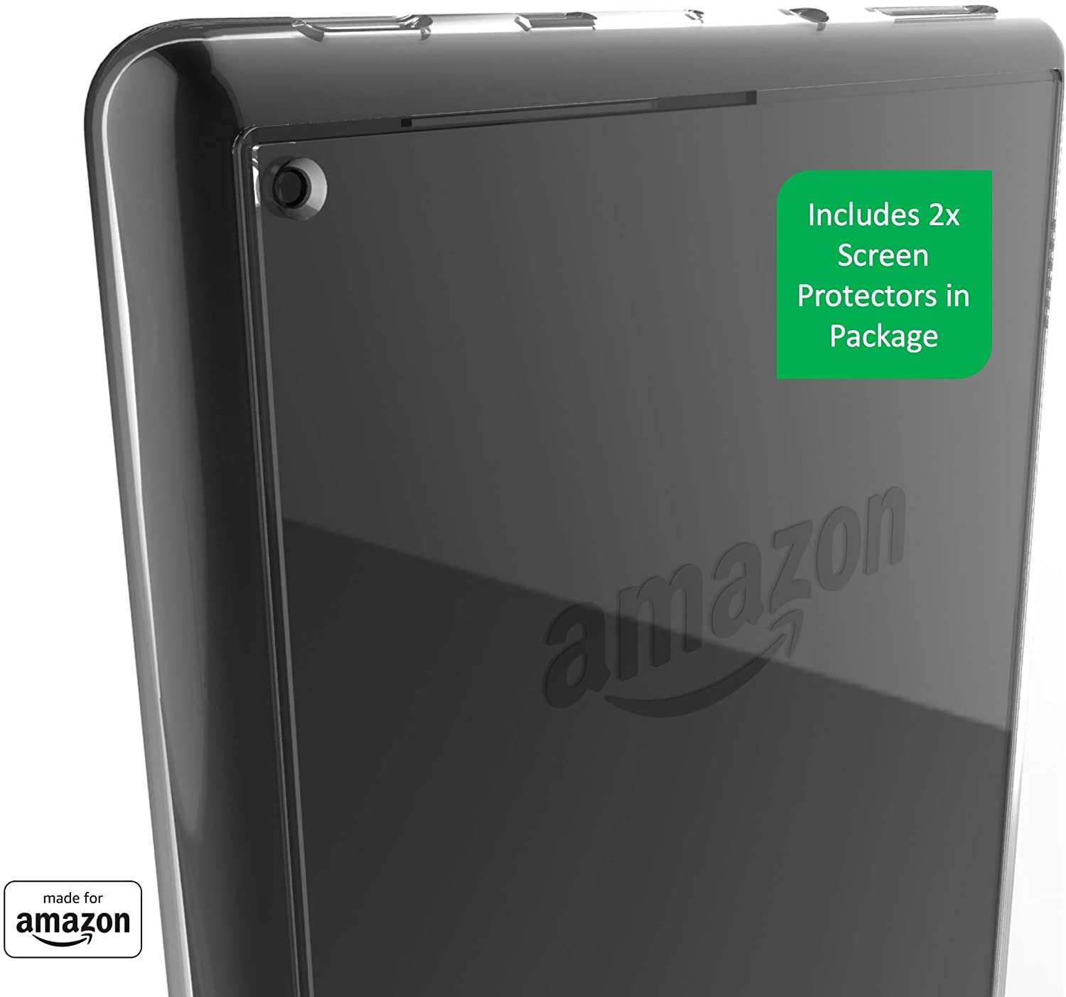Made for Amazon Clear Case for Amazon Fire HD8 Tablet