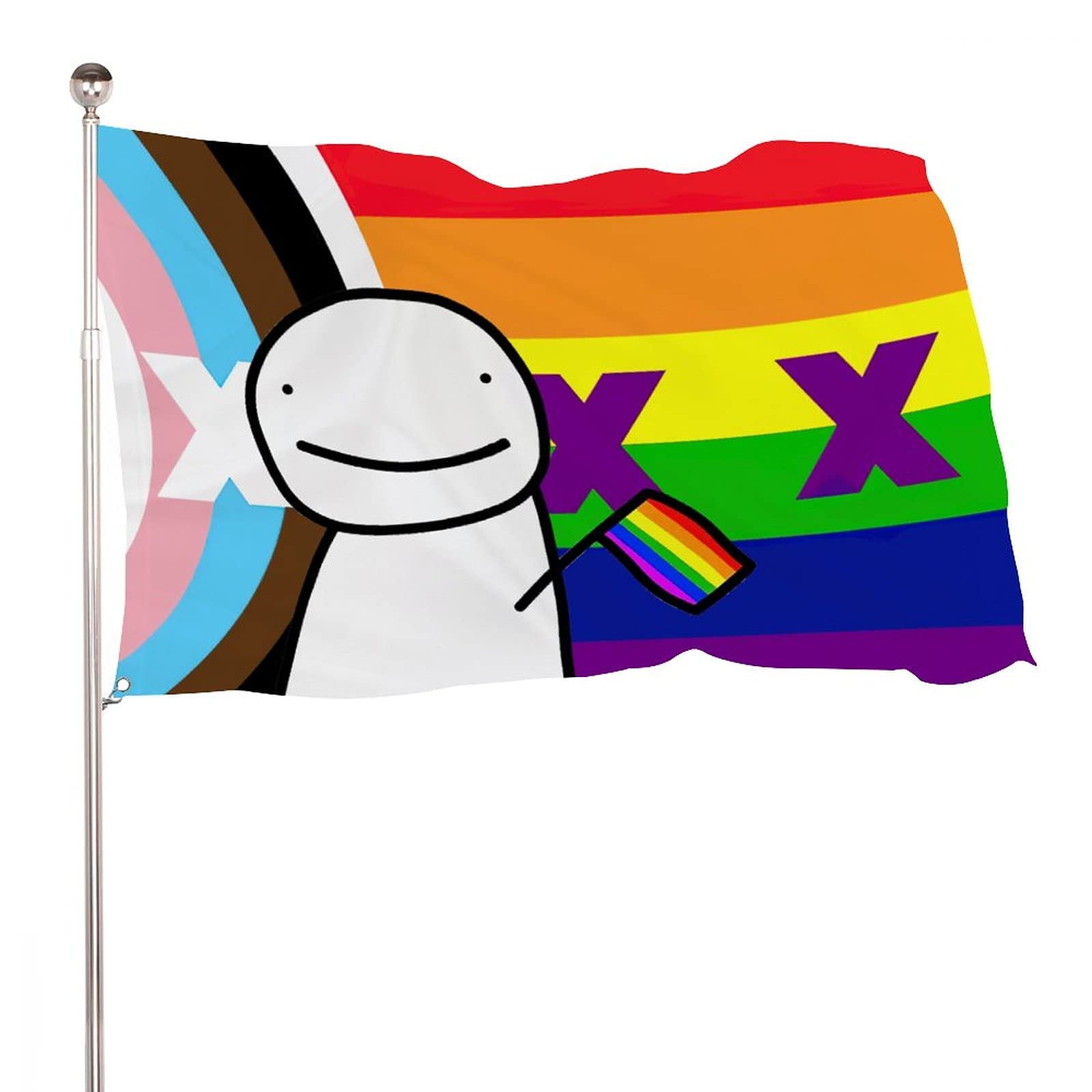 LGBTQ Pride Stuff Dream SMP Flag Garden Homes Decor Flags Tapestry Poster Banner For Yard Outdoor Indoor