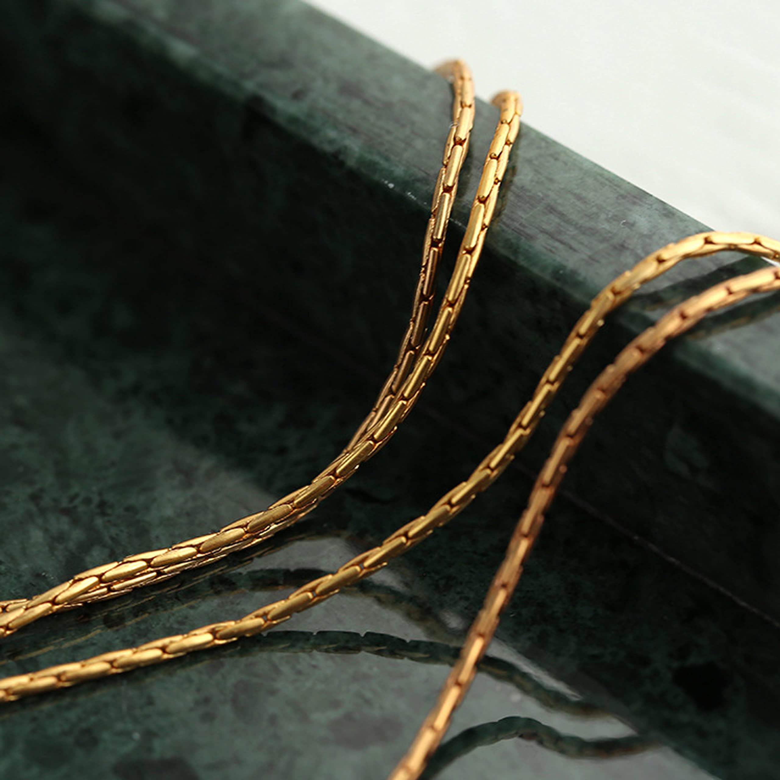 Long Drop Dangle Statement Earrings 18k Gold Hook Sleek Chain Tassel Earrings Minimalism Dainty Party Jewelry Gift for Women