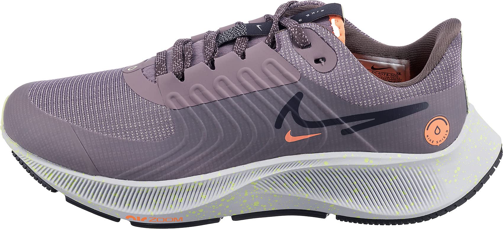 NIKE Women's Sneaker, Purple Smoke Cave Purple Venice Atomic Orange Lt Liquid Lime Summit White, 10