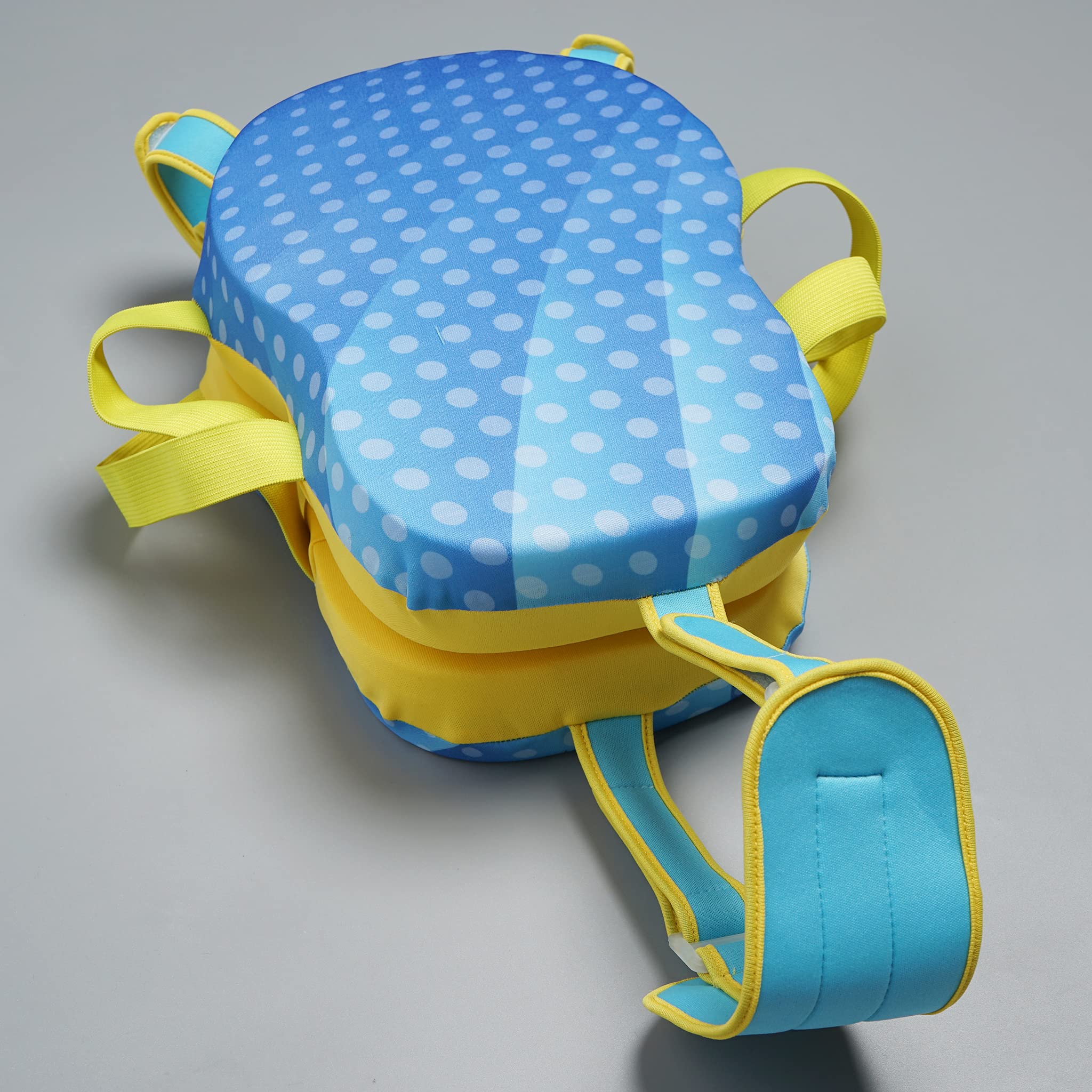 Megartico Swim Foam Pad Trainer Learning Floatation Padded Vest (Blue Yellow Octopus, 4-6 Year)