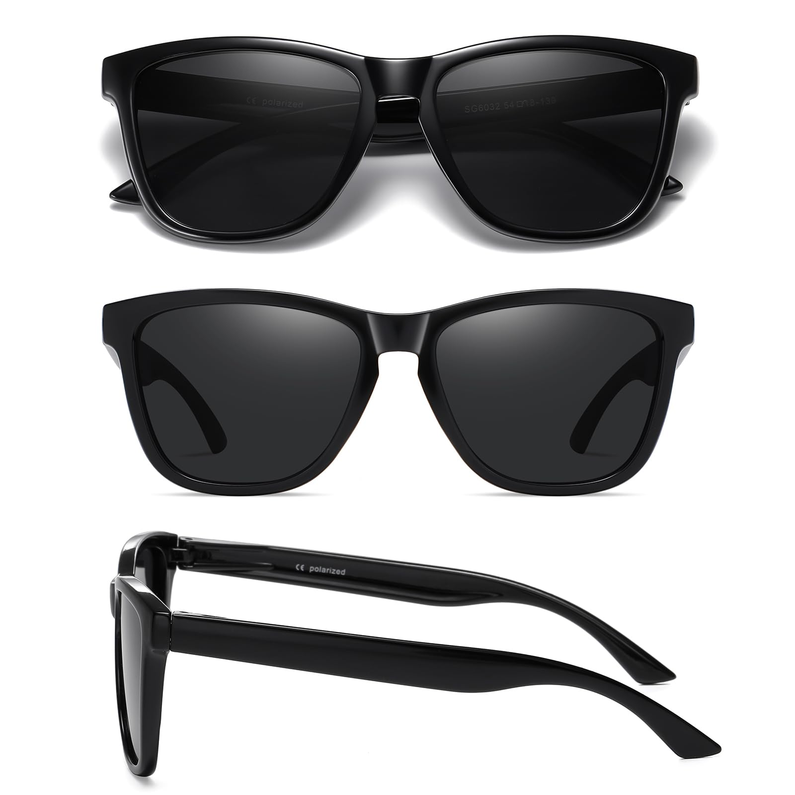 Polarized Sunglasses for Women Men Classic Retro Designer Style Fashion UV400 Protection
