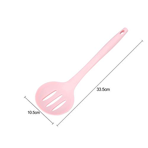 LMMDP Silicone Cooking Spoon Spatula Ladle Egg Beaters Dinnerware Set Cooking Tools Cooking Utensils Kitchen Accessories Supplies