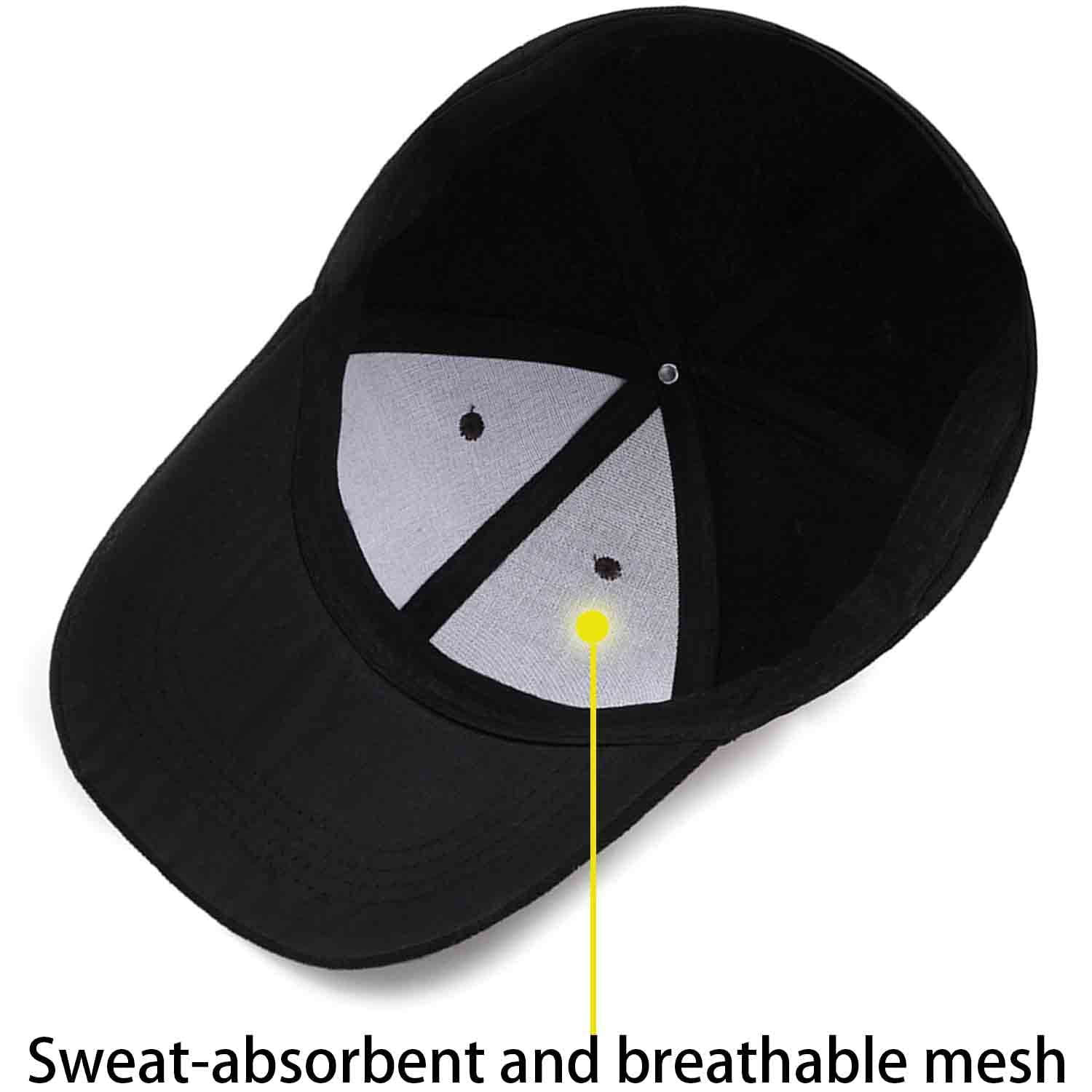 SHITOUPU Dancing Skeleton Baseball Cap,Unisex Dad Cap,Adult Athleisure Cap Adjustable