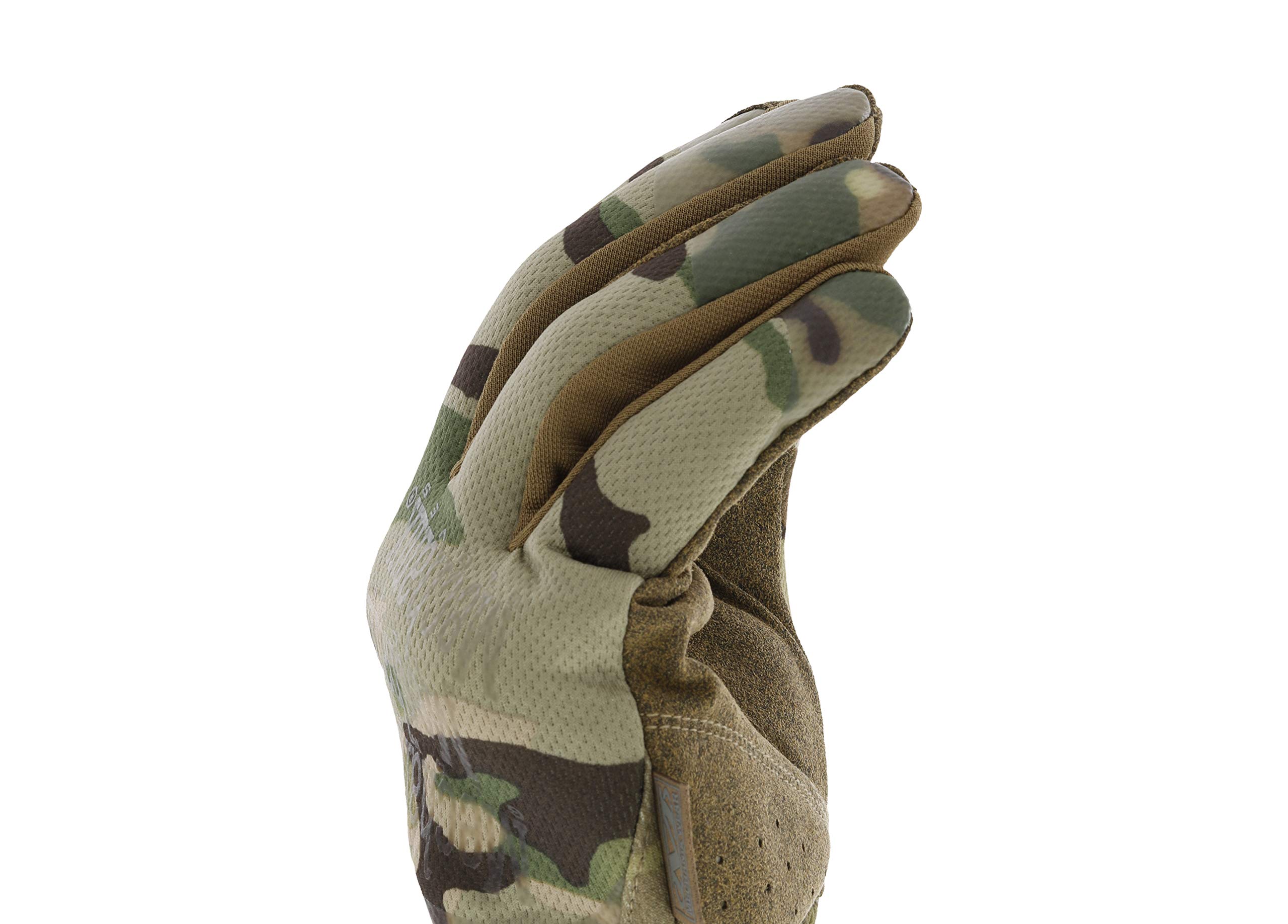 Mechanix Wear: FastFit Tactical Gloves with Elastic Cuff for Secure Fit, Work Gloves with Flexible Grip for Multi-Purpose Use, Durable Touchscreen Capable Safety Gloves for Men (MultiCam, Small)