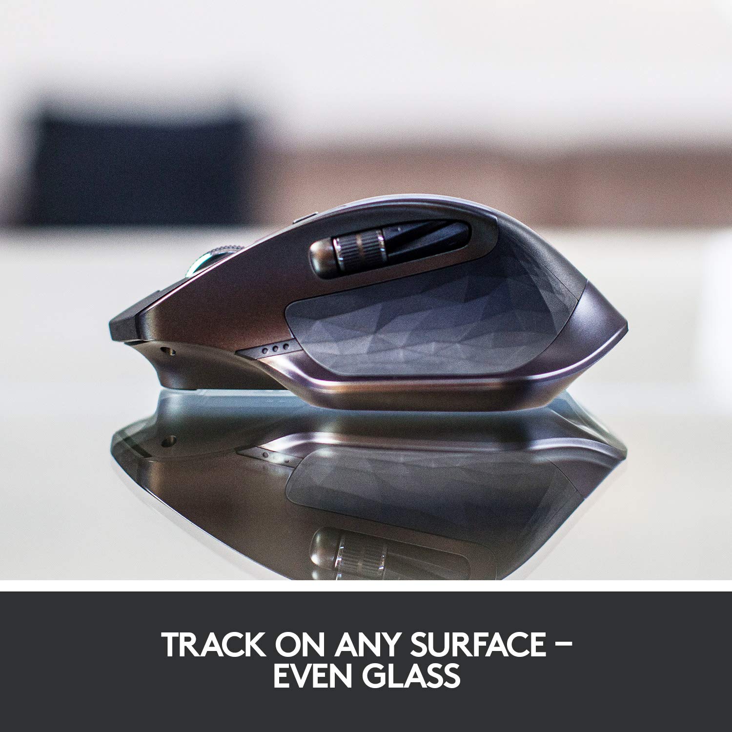 Logitech MX Master Wireless Mouse β High-precision Sensor, Speed-Adaptive Scroll Wheel, Easy-Switch up to 3 Devices - Meteorite Black