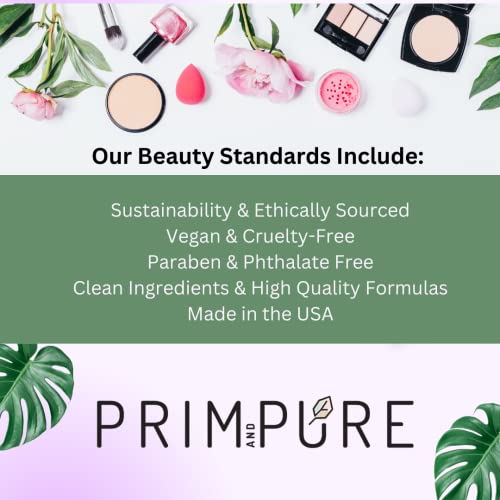 Prim and Pure Mineral Gift Set with Unicorn Mirror| Perfect for Play Dates & Birthday Parties | Kids Eyeshadow Makeup β Mineral Blush | Organic & Natural Makeup Kit for Kids| Made in USA (Pink)
