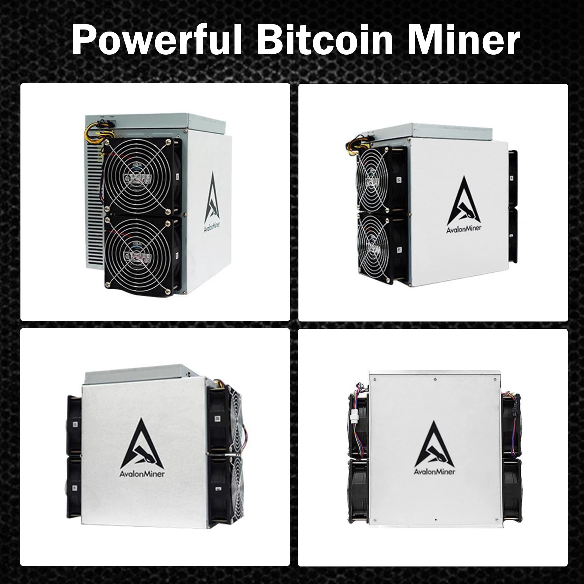 Used Avalon 1166 Pro 81TH/S Bitcoin Miner BTC BCH Miner Asic Crypto Mining Machine Avalon Miner Include Power Cords and PSU