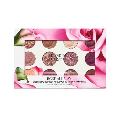 Physicians Formula RosĂŠ All Play Eyeshadow Makeup Palette, Bouquet, 12 Pan Eye Make Up