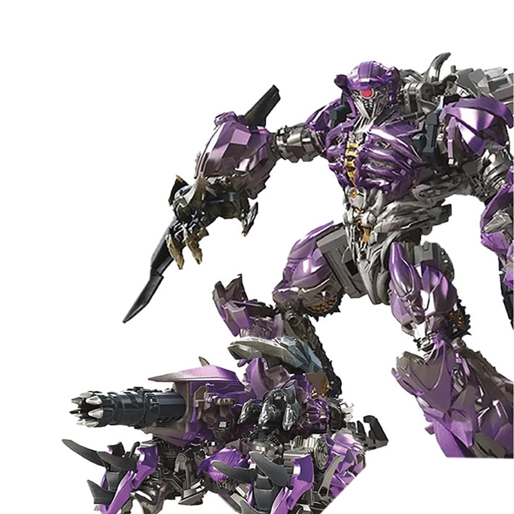 Lxyisl Deformation Robot Figure,Studio Series 56 Voyager Class Revenge of The Fallen Movie Constructicon Shockwave Action Figure,Desktop Collection Decorations Birthday Gifts