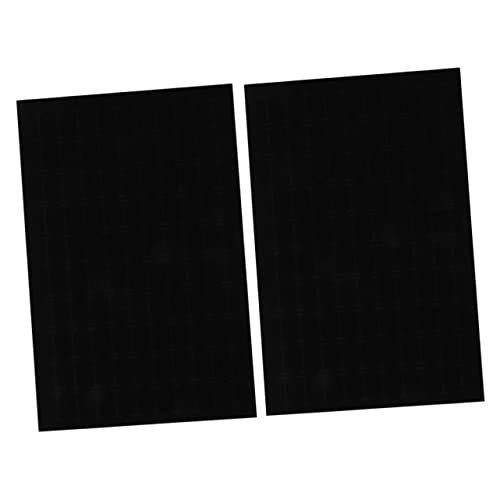 NOLITOY 2pcs Box Jewelry Sponge Pad Earrings Showcase Tray Necklace Foam Insert Ring Holder Black Ring Insert Rings Insert Mat Ring Display Pad Black Earring Sponge Liner Mosaic Ring Frame