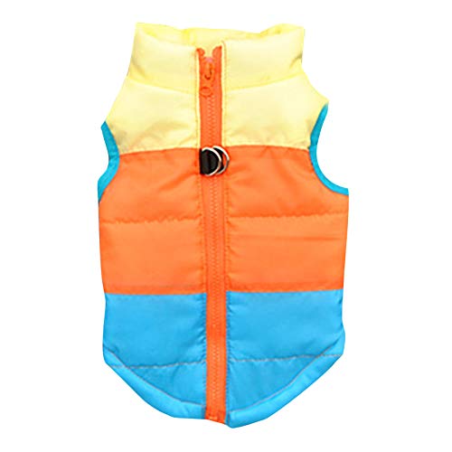 Xx Small Dog and Leash Clothing Padded Buckle Dog Out Jacket Towing Padded Vest Pet Clothes