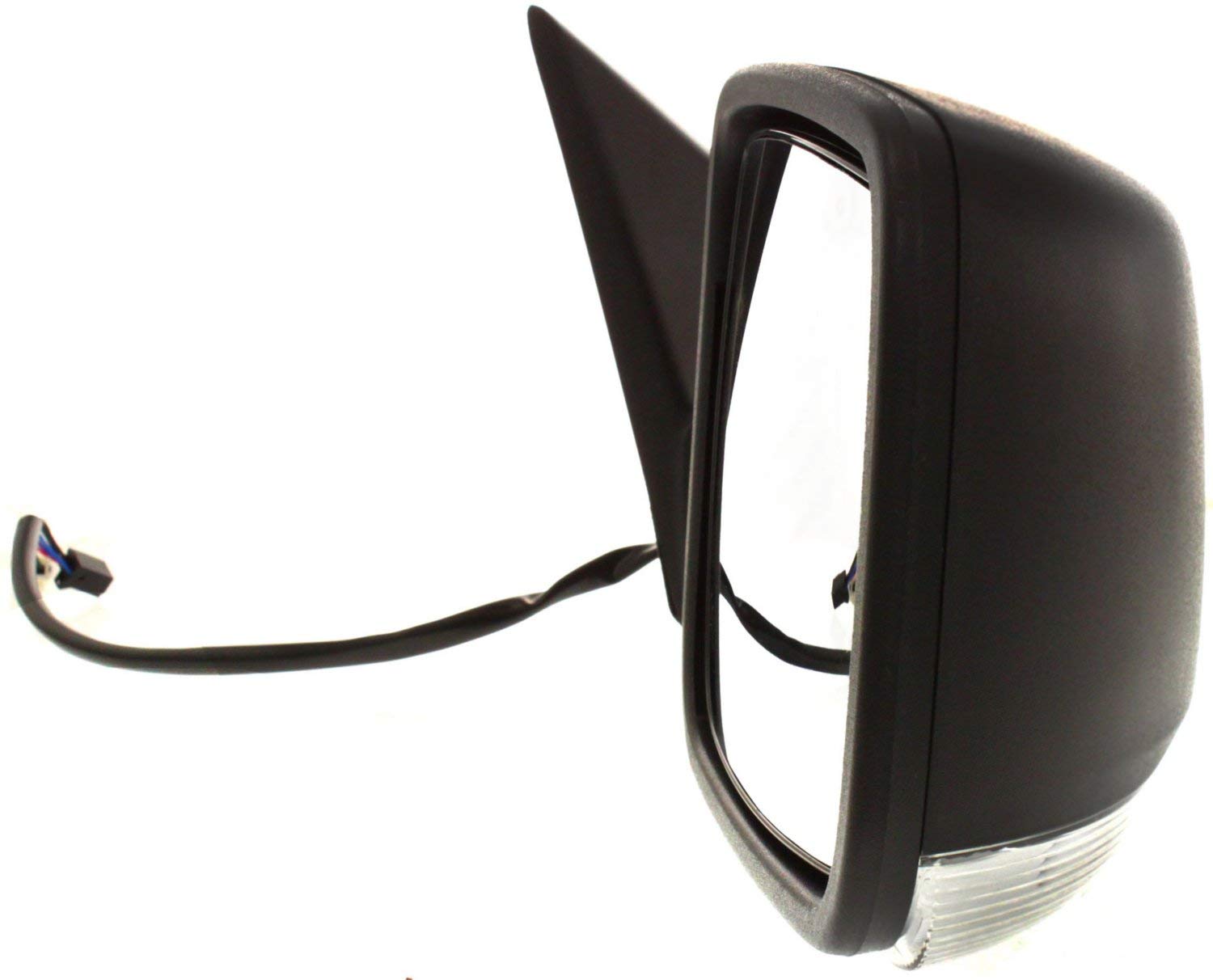 Kool Vue Left & Right Power Heated Door Mirrors Compatible With Dodge Ram 1500 2009 With Signal Light & Puddle Lamp; Without Memory Textured Pair