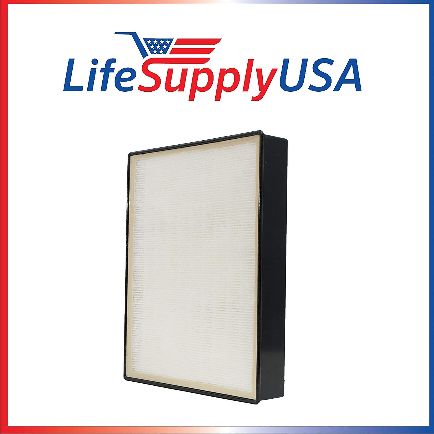 LifeSupplyUSA HEPA Filter Replacement Compatible with Hamilton Beach 04912 TrueAir Air Purifier Models 04160, 04161, 04150
