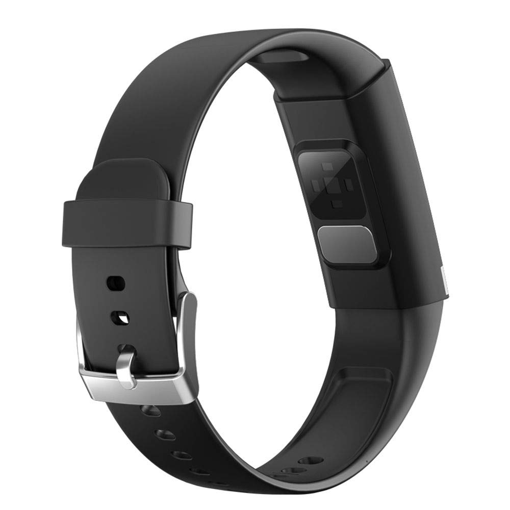 MorePro V19 Fitness Tracker Band, Adjustable Replacement Accessories Classic Sport Strap (Black)