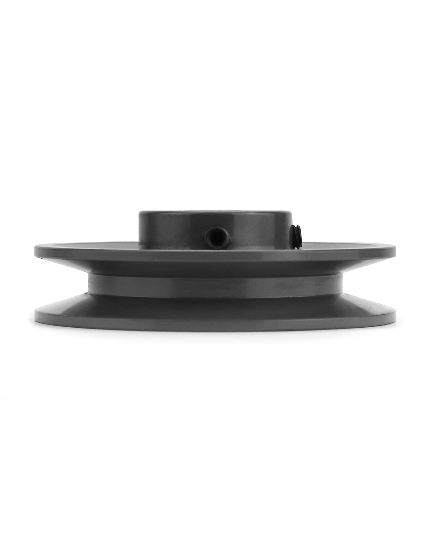 QWORK BK4534 V-Belt Pulley Single Groove, 4L/A or 5L/B V-Belt, 3/4" Bore, 4.25" OD A Belt or Cross Section Classical Cast Iron Fixed Bore 1 Groove V-Belt Sheave, for Many Existing Drive Design